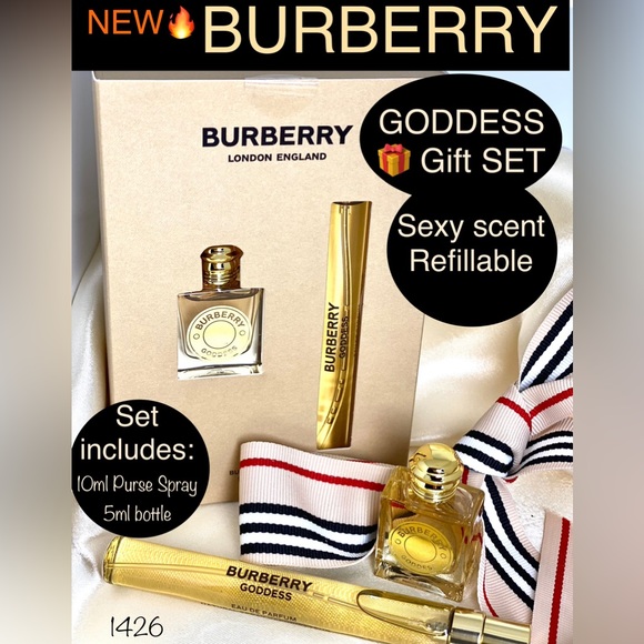 Burberry | Accessories | Burberry Goddesses Refillable 2 Piece Gift ...